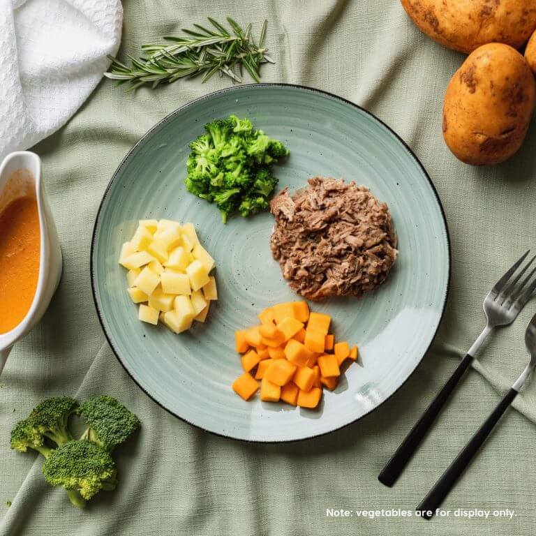 BEEF – Soft and Bite-Sized – Textured Concept Foods